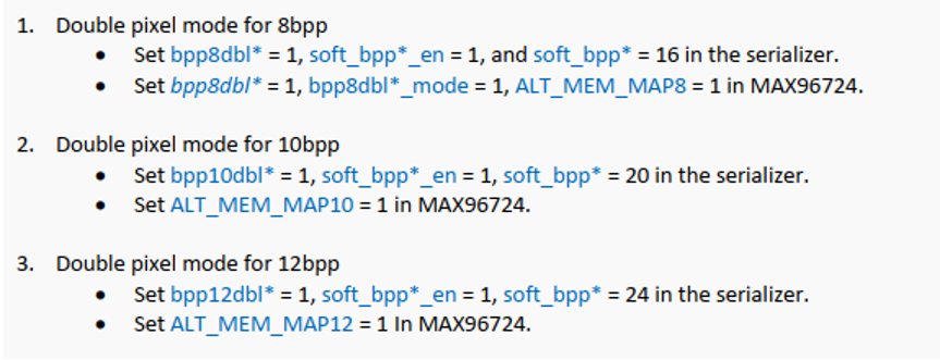MAX96712解串器和MAX96717串行器double pixel mode模式配置-CSDN博客