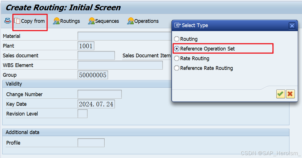 CA11-参考工序集的创建_sap ca11-CSDN博客