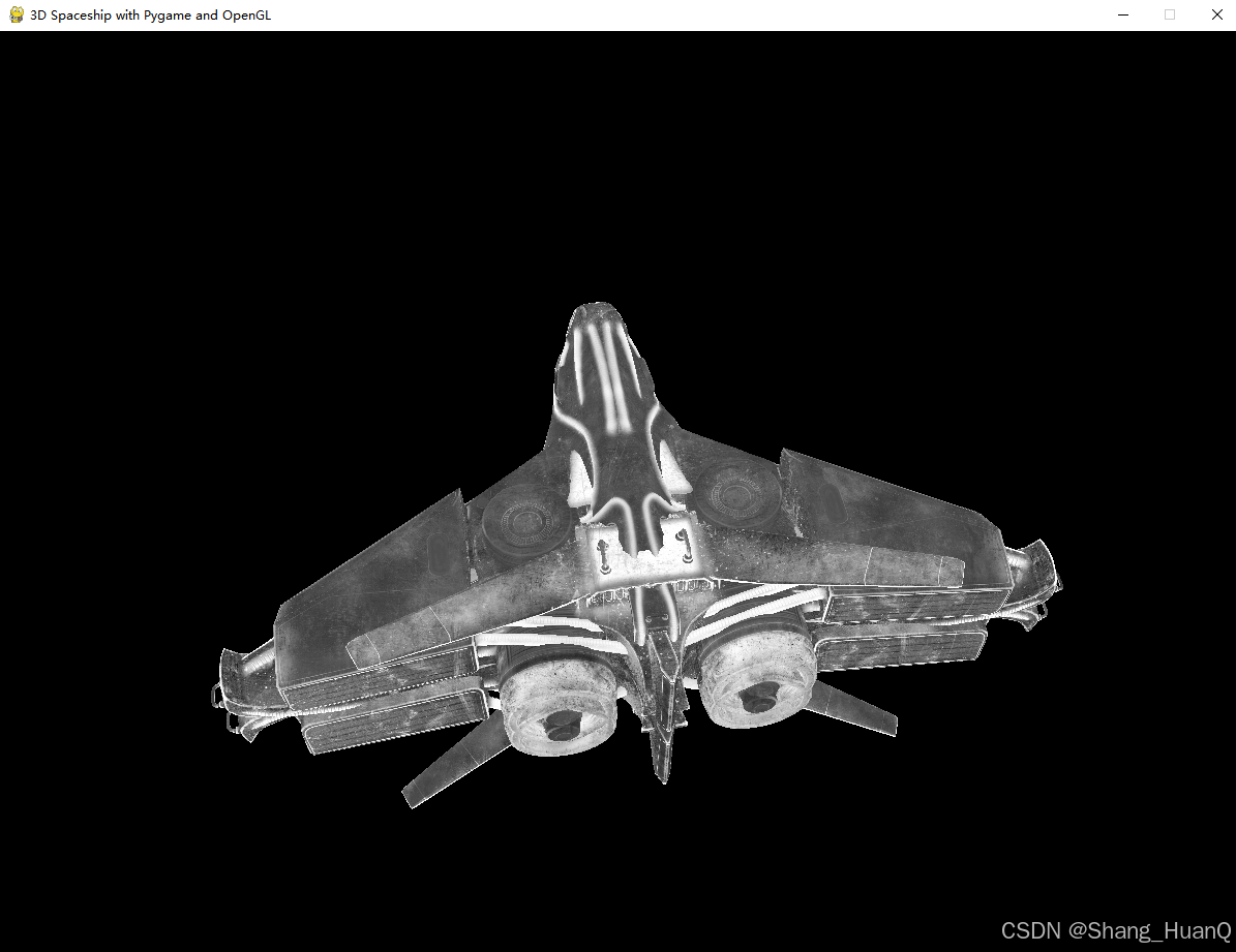 PyOpenGL渲染飞船_pyopengl 渲染三维数据,并能鼠标操作的程序-CSDN博客