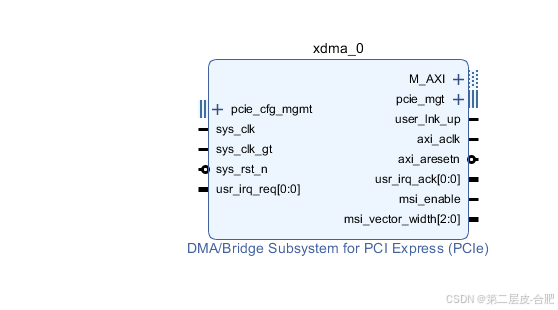 XDMA的FPGA IP核配置详解-CSDN博客