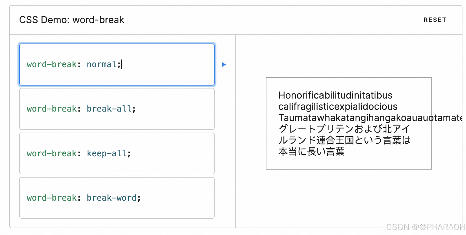 WHAT - 你真的知道怎么用 word-break 和 word-wrap 吗_word-break: break-all;-CSDN博客