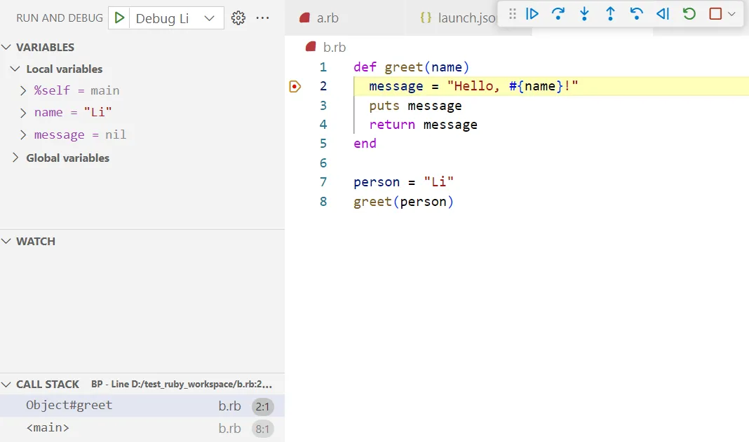 Ruby安装和VSCode调试_vscode ruby-CSDN博客