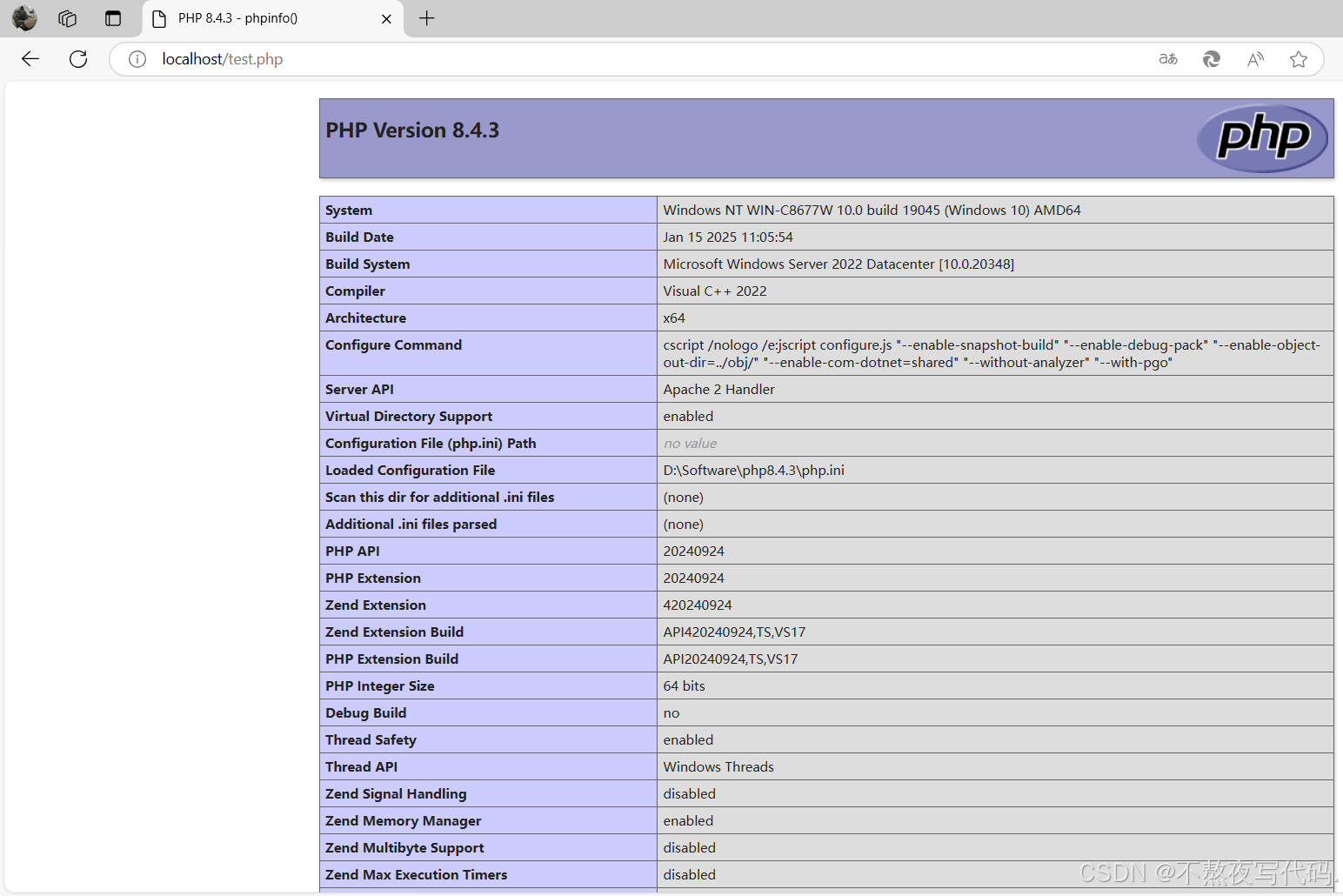 使用 VSCode+Apache+PHP 快速搭建PHP开发环境（PHP开发环境搭建）_vscode配置php开发环境-CSDN博客