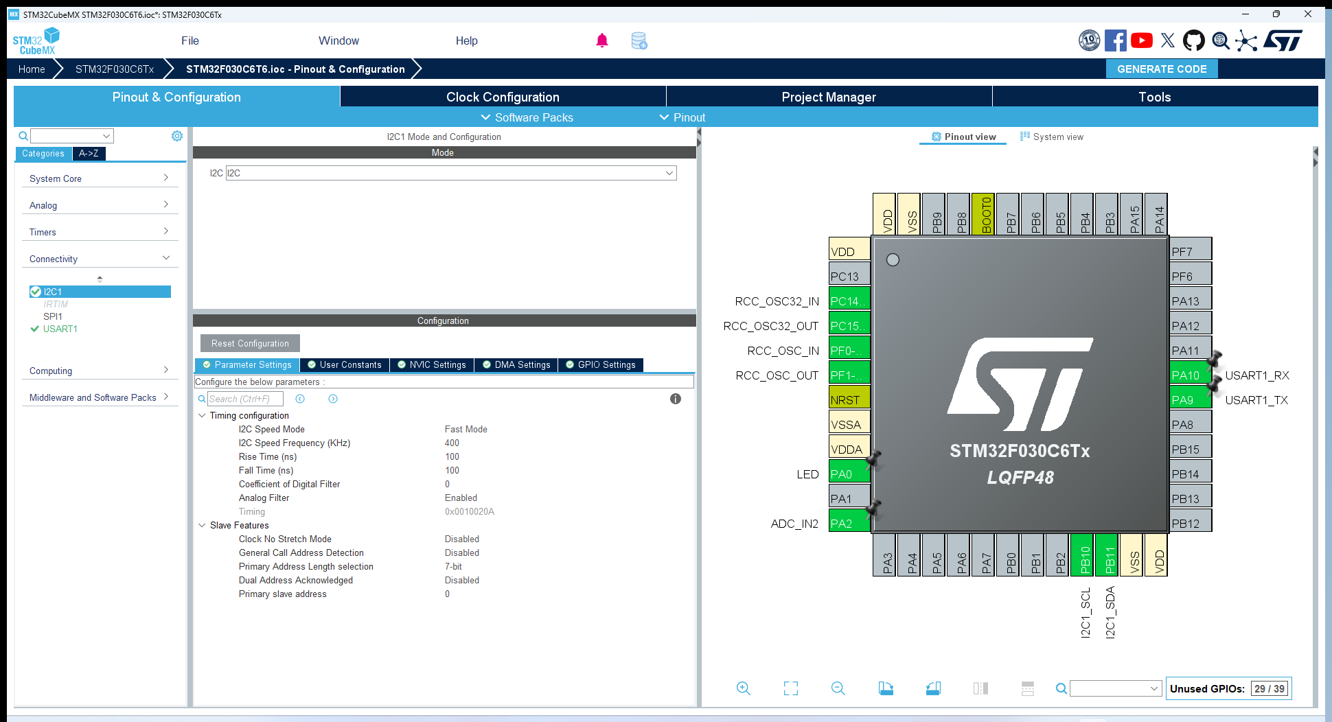 STM32CubeMX HAL库硬件I2C驱动OLED屏，仅需三步点亮屏幕，绝对全网最简单！_stm32cubemx oled-CSDN博客