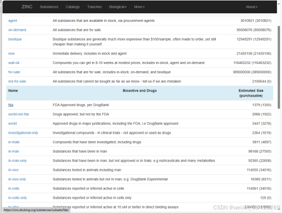 zinc数据库下载数据-CSDN博客