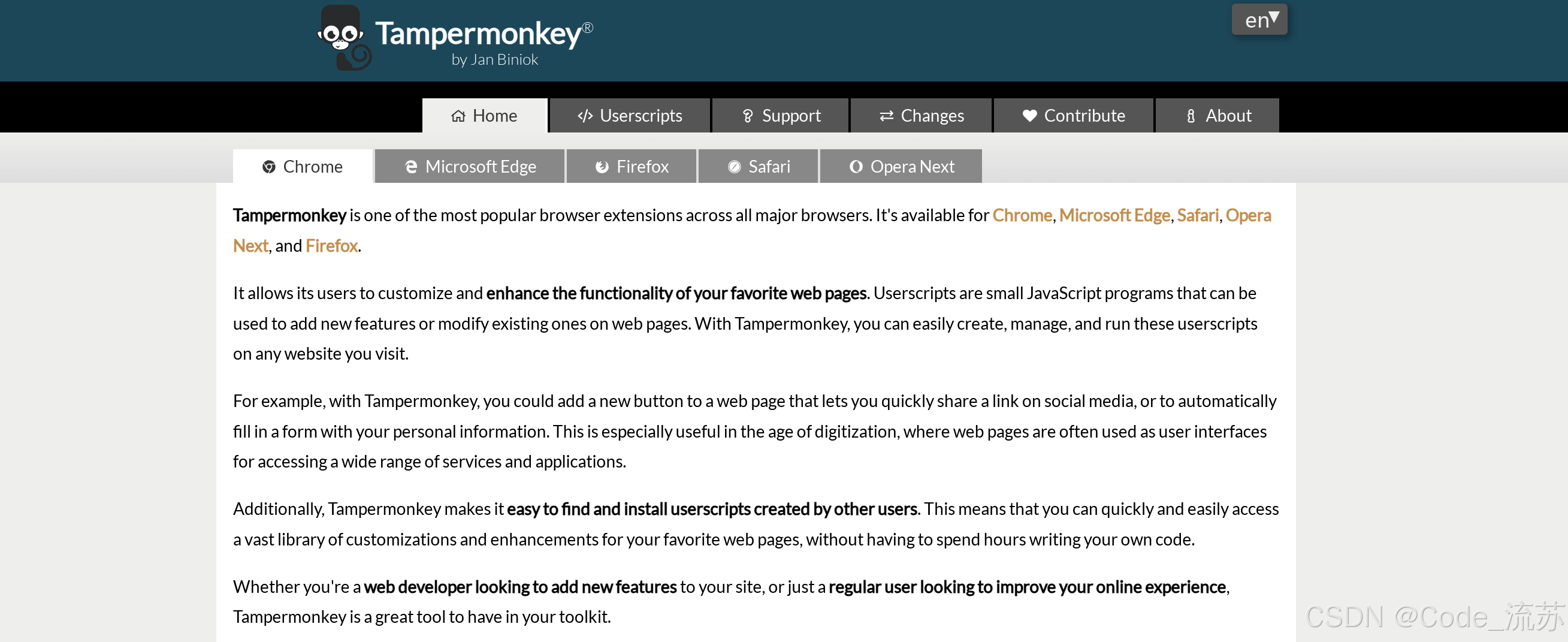 从零开始编写油猴脚本Tampermonkey（入门全流程指南）_tempermonkey csdn-CSDN博客