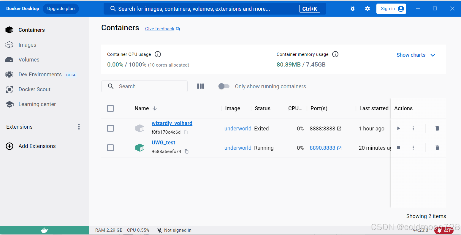 Windows10下使用Docker安装UWGeodynamics（Underworld2）_使用 docker 安装 underworld2 ...