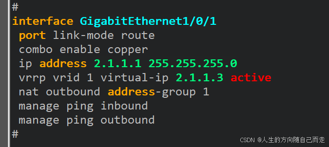 图解RBM(VRRP+NAT联动+HA实操)_华三防火墙-CSDN专栏