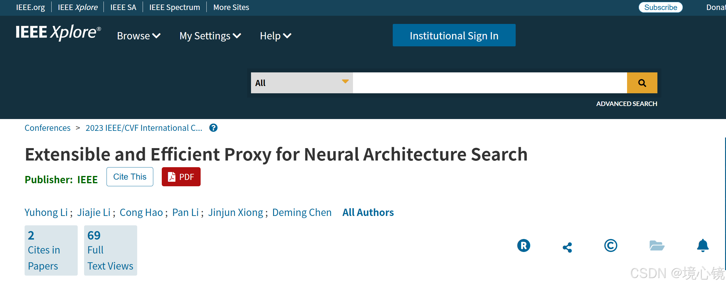 Extensible and Efficient Proxy for Neural Architecture Search（预览版本）-CSDN博客