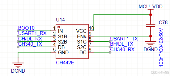 pwm/串口多路复用电路_ch442-CSDN博客