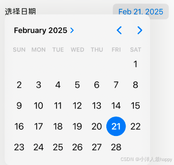 SwiftUI基础组件之DatePicker详解-CSDN博客