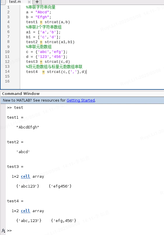 随手记-matlab中table2cell()函数、cell2mat()函数的使用方法_matlab mat2cell-CSDN博客