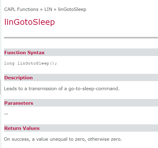 LIN总线网络管理——发送睡眠指令（linGotoSleep）和唤醒指令（linWakeup）_lin休眠指令-CSDN博客