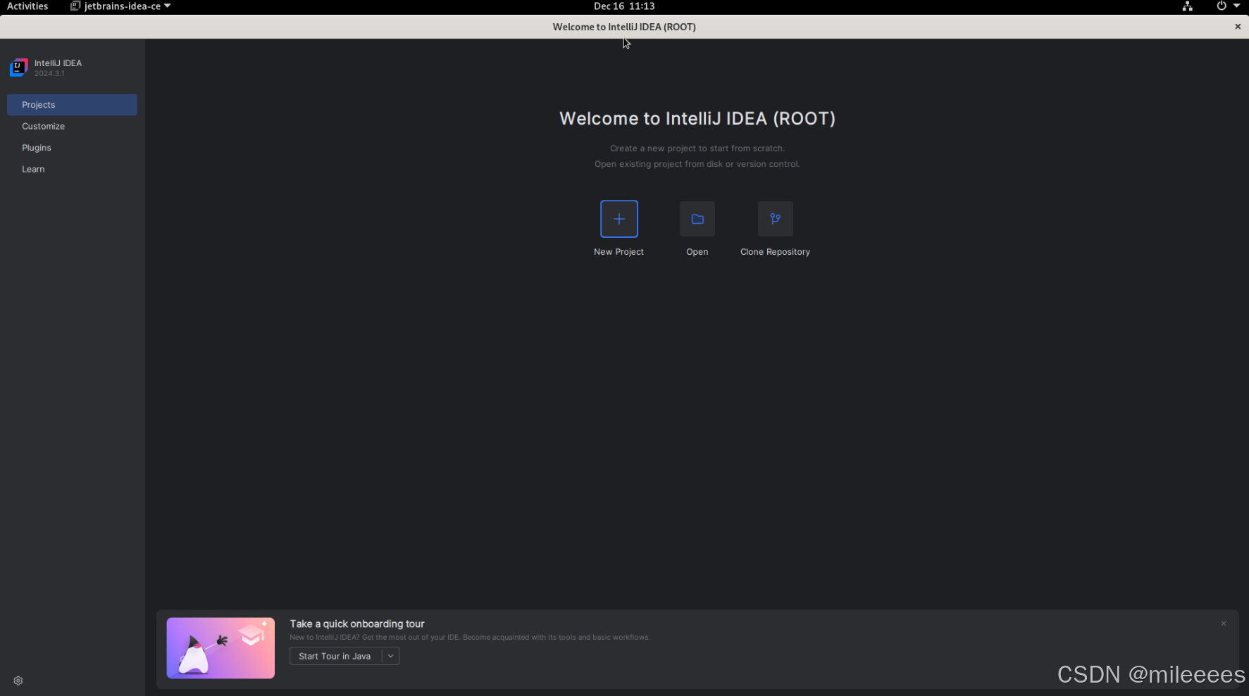 浪潮云启操作系统（InLinux）安装IDEA-CSDN博客