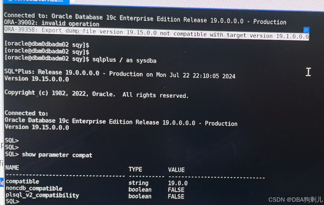 工作随记：解决ORA-39405Oracle Data Pump does not support importing from a source database with TsTz-CSDN博客