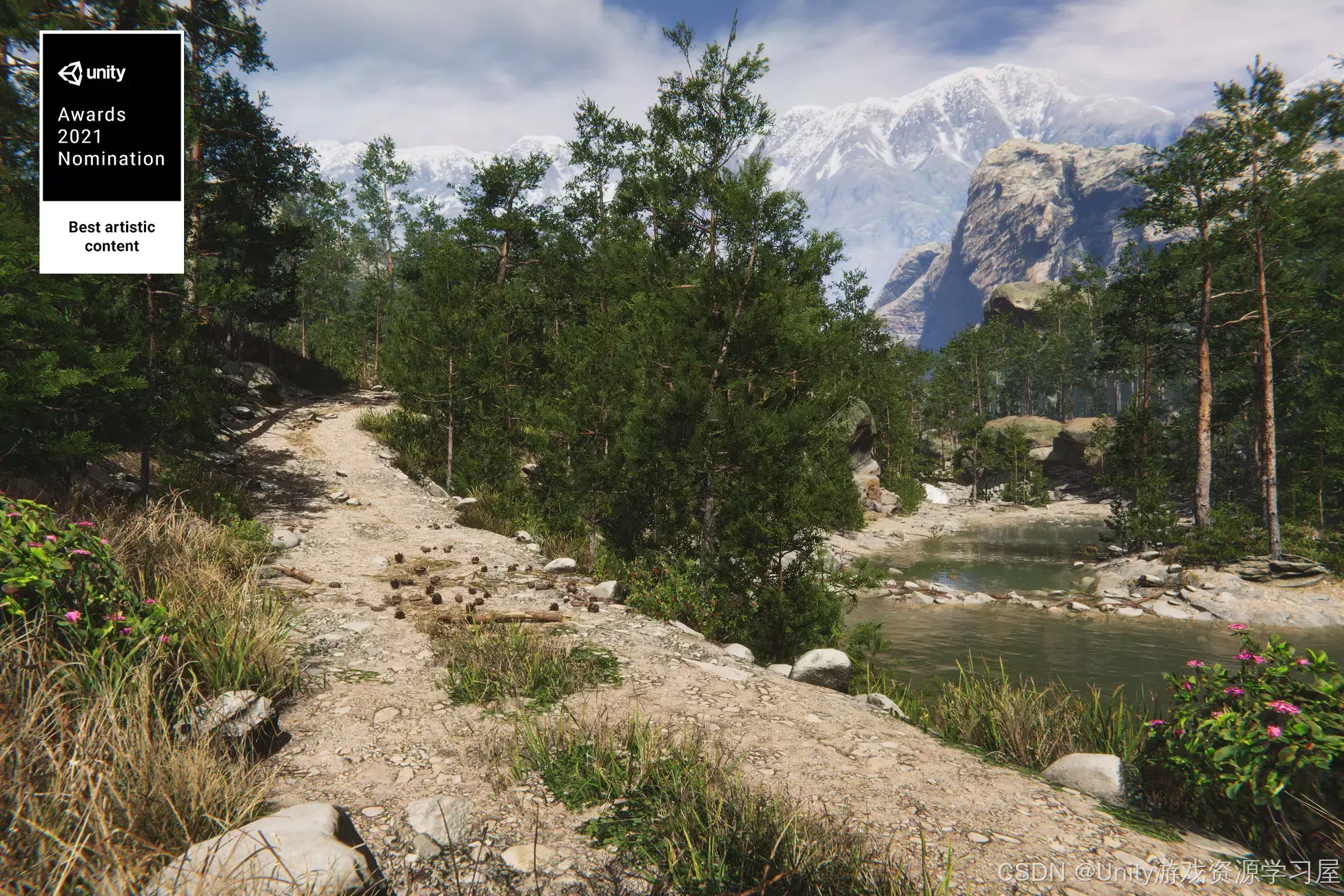 【Unity 自然环境插件】Mountain Environment - Dynamic Nature 集成了地形生成、植被、气候变化、水流 ...