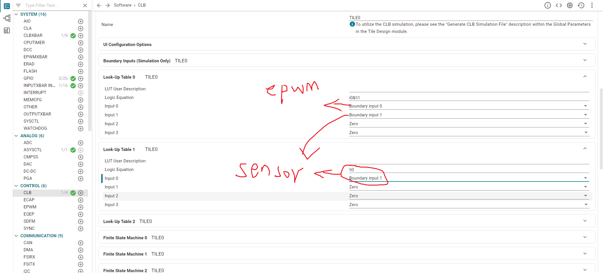 TMS320F280049 CLB模块讲解与案列手把手分析教学-CSDN博客