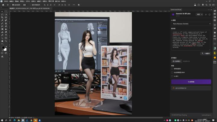 无需魔法，直接在PS里面用！Nano banana PS插件Photoshop插件——Gemini and BFLabs生图修图是真猛！_纳米香蕉for ps-CSDN博客