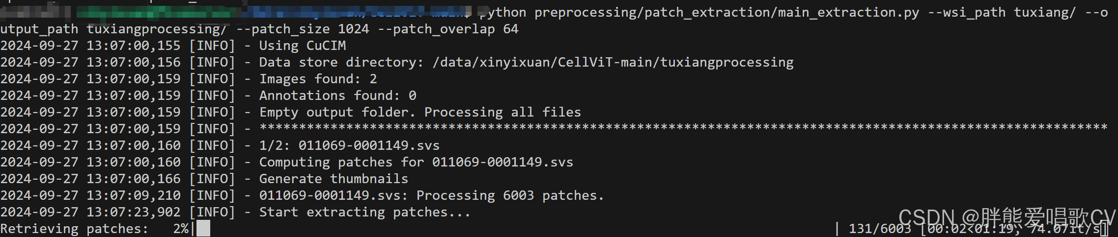 2024-9-27 CellVIT实验复现-CSDN博客