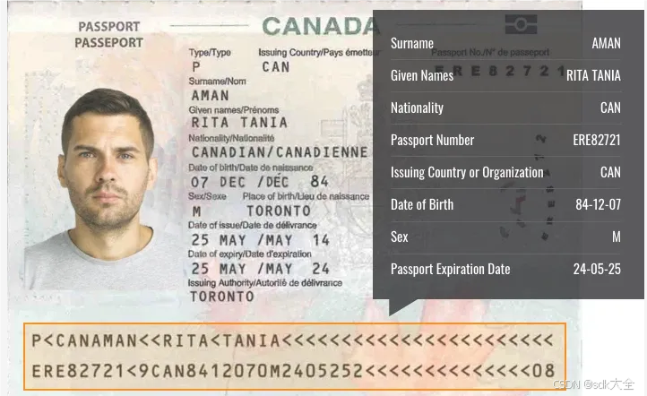 护照扫描：Passport MRZ Scanner SDK-CSDN博客