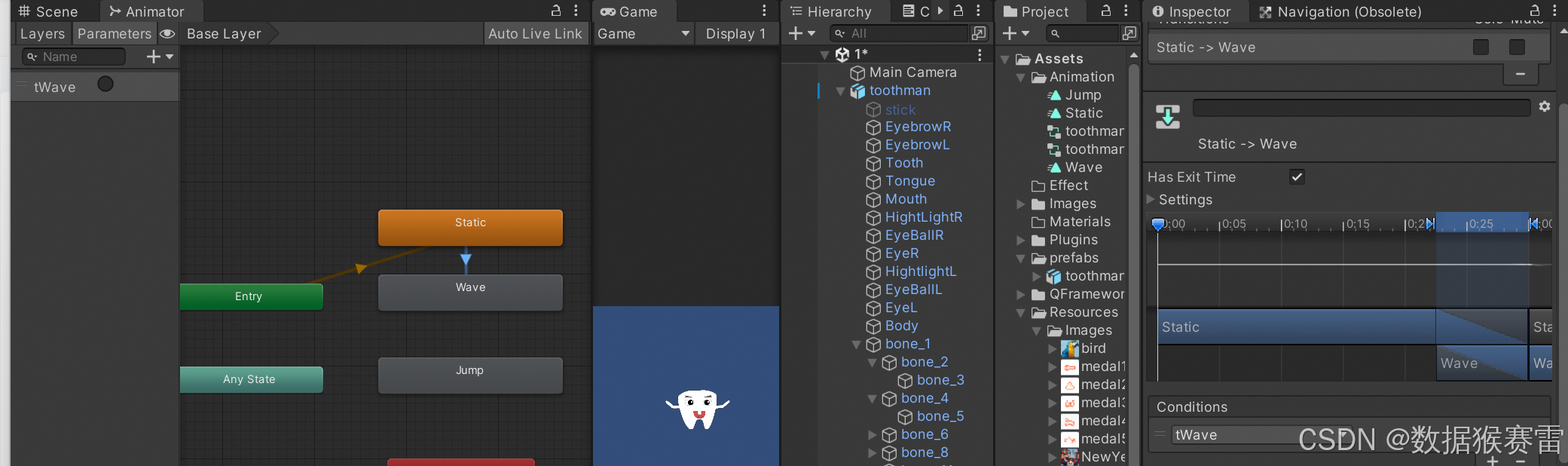通过PS和Unity制作2D动画之三：动画系统_unity 2d animation-CSDN博客