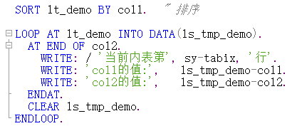 [SAP ABAP] LOOP中的AT NEW 与 AT END OF_abap loop at new-CSDN博客