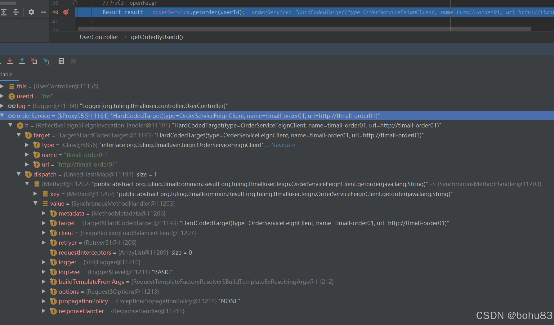 openfeign的调用流程_feignclient服务间调用-CSDN博客