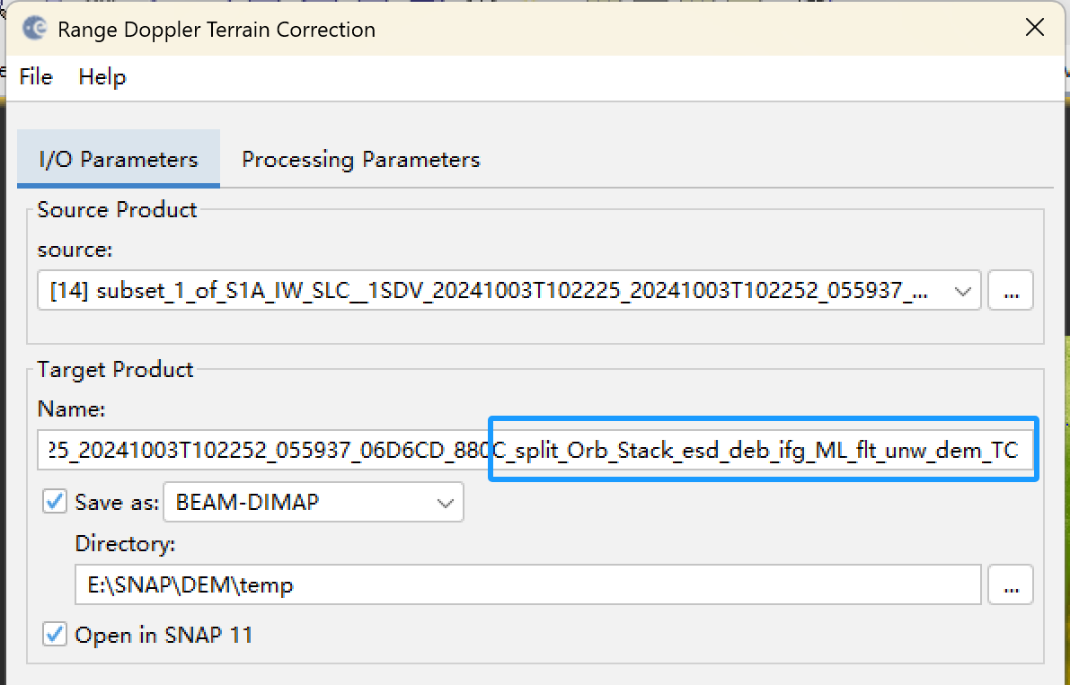 Sentinel-1 SLC影像生成DEM数据（SNAP）_snap用s-1 back geocoding配准后的图像binds里 ...