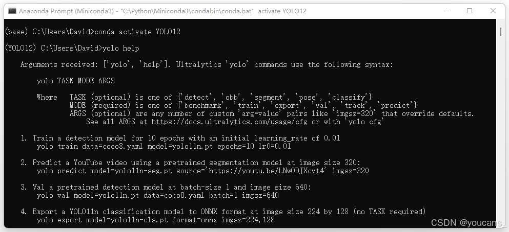 【跟我学YOLO】YOLO12（2）环境配置与基本应用_yolo 12 环境配置-CSDN博客