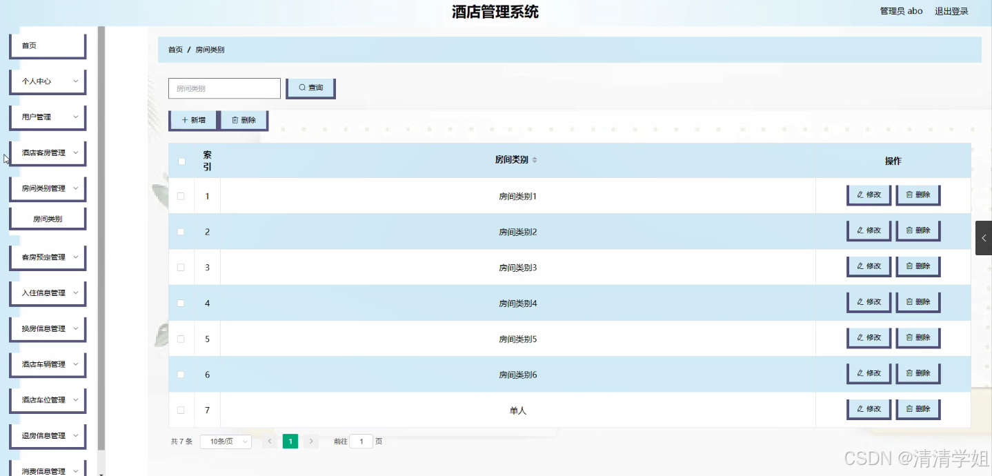 Java计算机毕业设计酒店管理系统(开题程序论文) Csdn博客