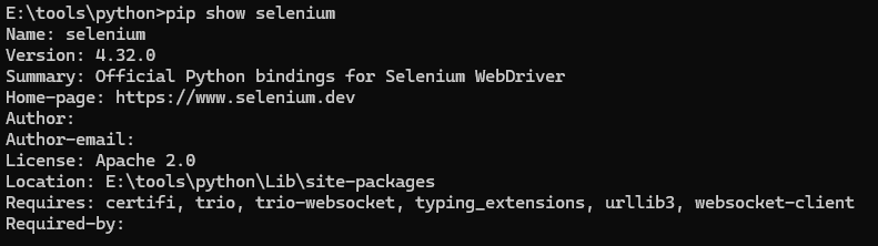 Python之selenium安装-CSDN博客