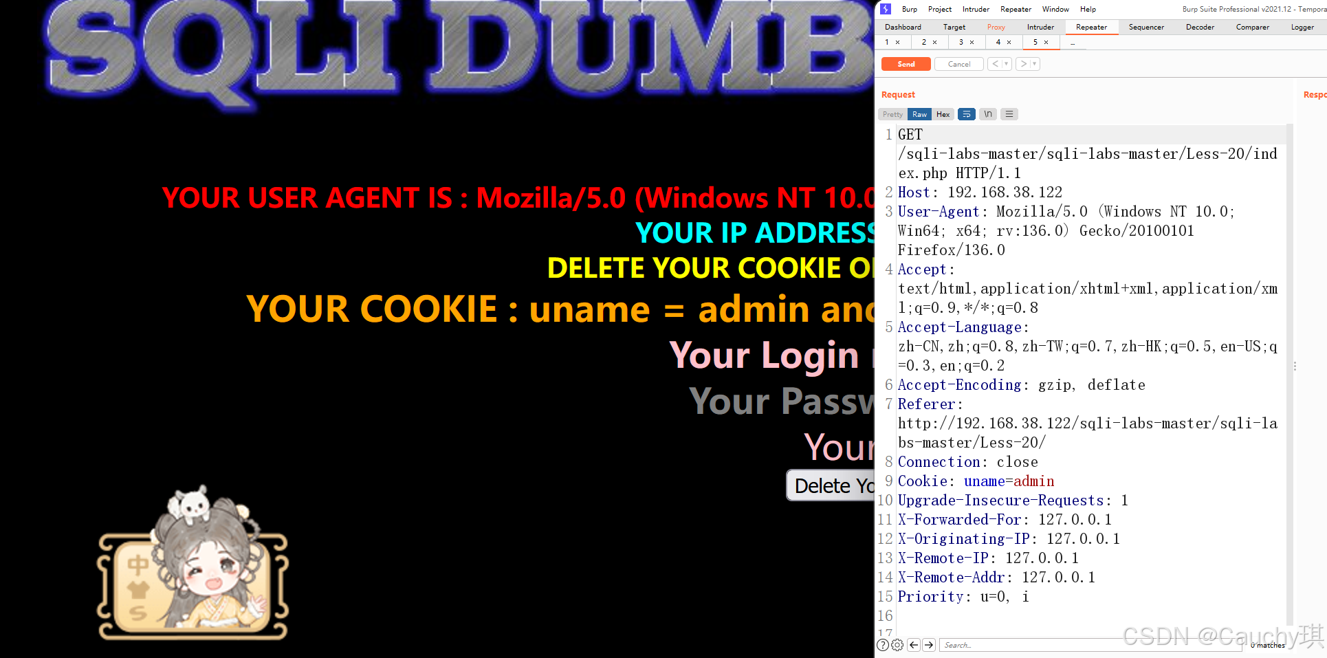 最适合POST型SQL注入小白之sqli-labs靶场超详细原理（less-17~less-21：POST手动注入和sqlmap自动注入_错误注入)_sqlmap注入sqllabs17关-CSDN博客
