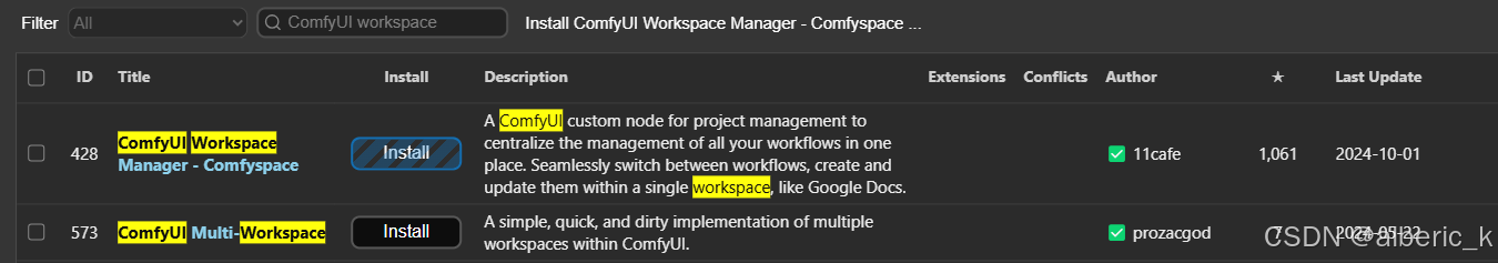 5. ComfyUI插件与Lora的下载及使用_comfyui lora放在哪里-CSDN博客