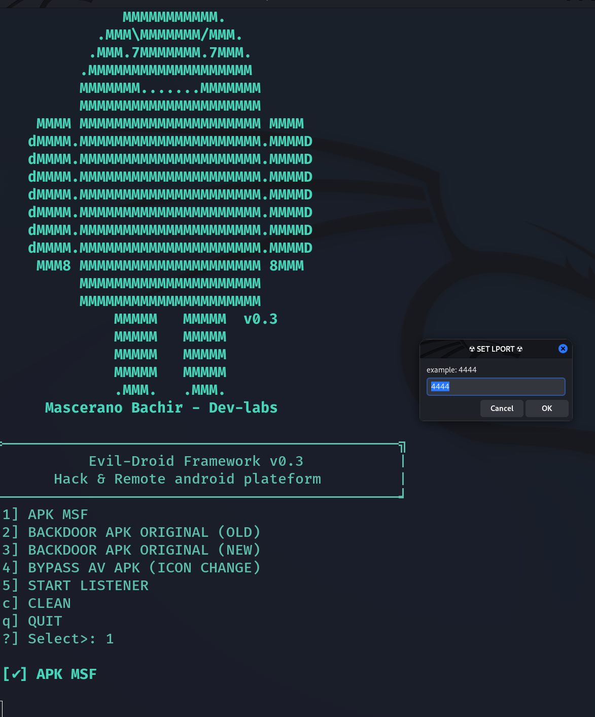 Evil-droid在kali系统商密部署安装-CSDN博客