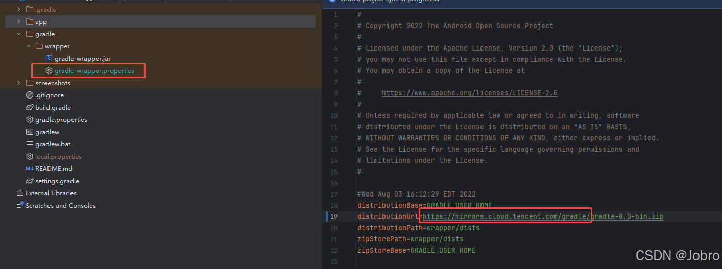 解决AS Could not install Gradle distribution from ‘https://services.gradle...Connect timed out的异常 ...