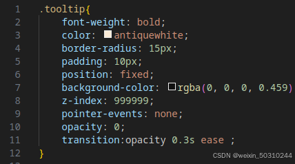 无需Jquery！！！纯css,js代码实现自定义网页提示栏(tooltip)_js tooltip-CSDN博客
