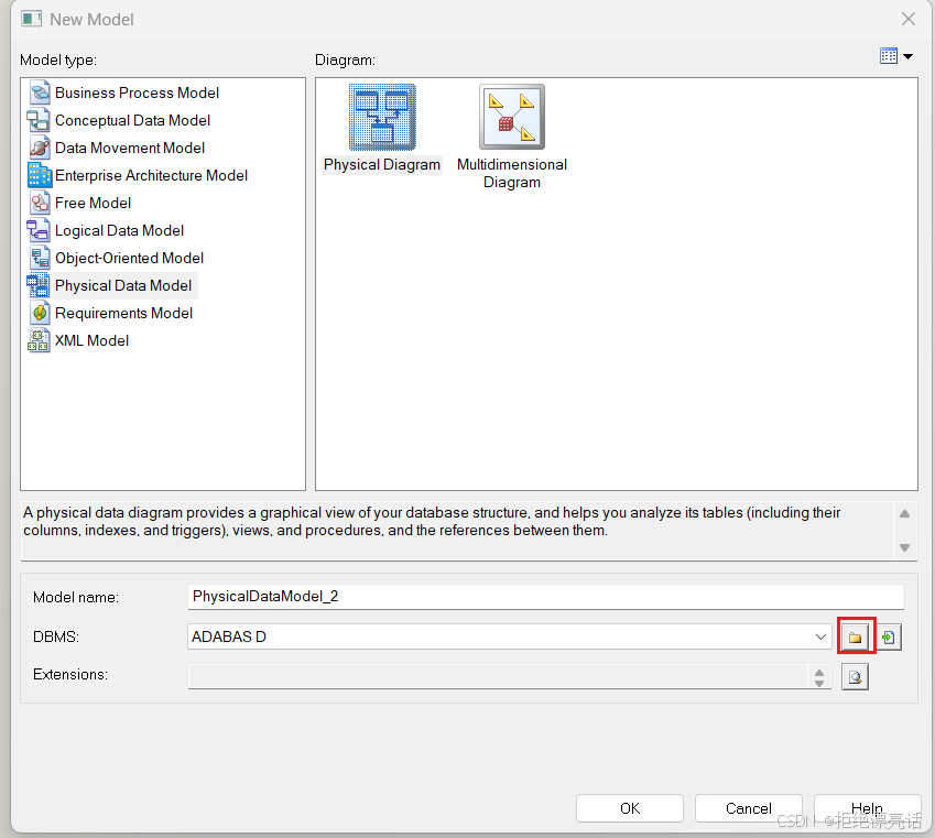[已解决] PowerDesigner选不了DBMS/为空的问题_powerdesigner dbms列表找不到-CSDN博客