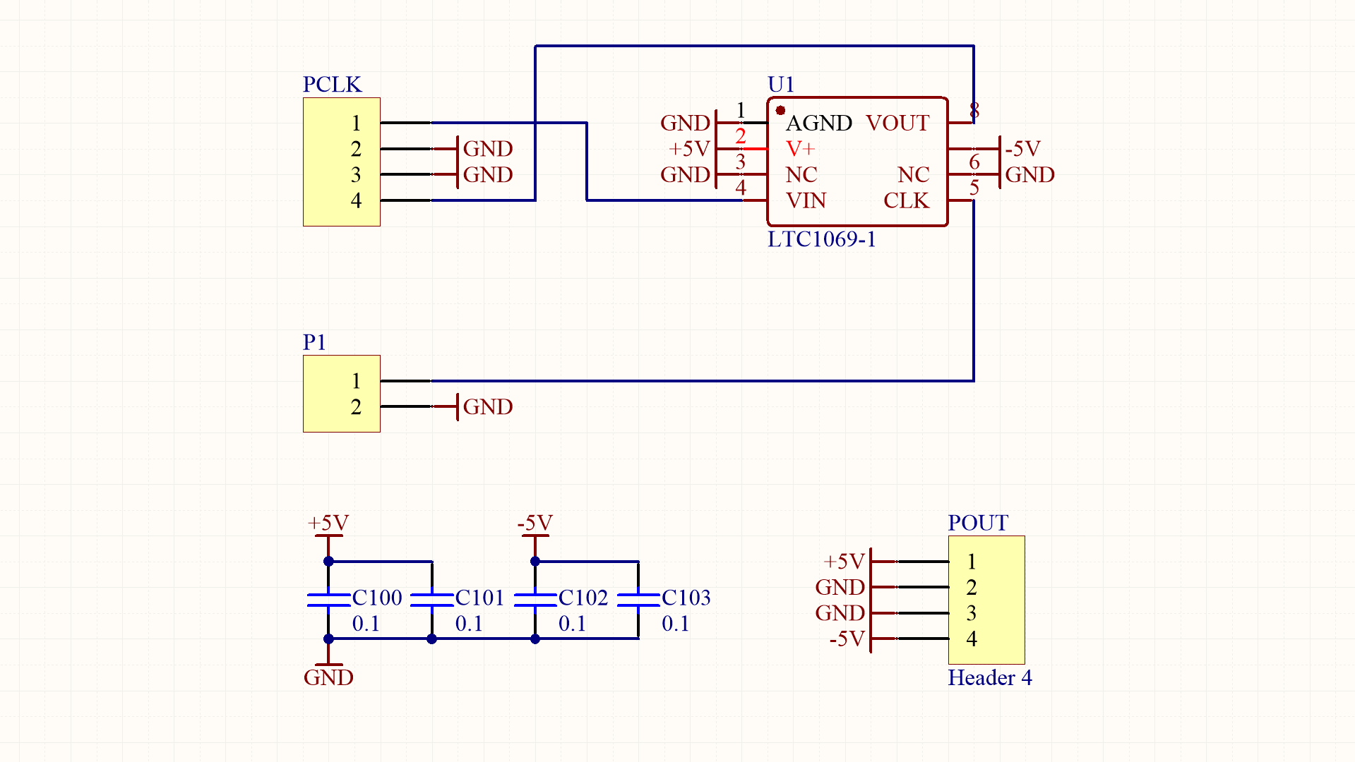 椭圆低通滤波器：LTC1069-1_椭圆滤波器电路图-CSDN博客