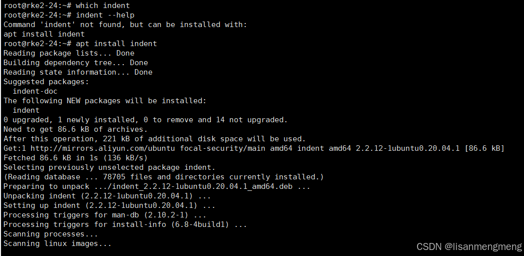 indent 命令介绍和使用案例_linux的indent-CSDN博客