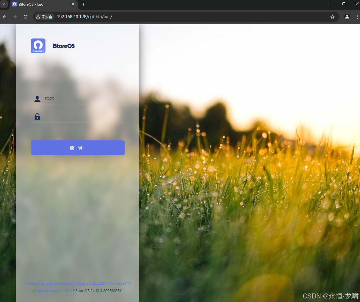 vmware安装istoreOS嵌入式软路由-CSDN博客