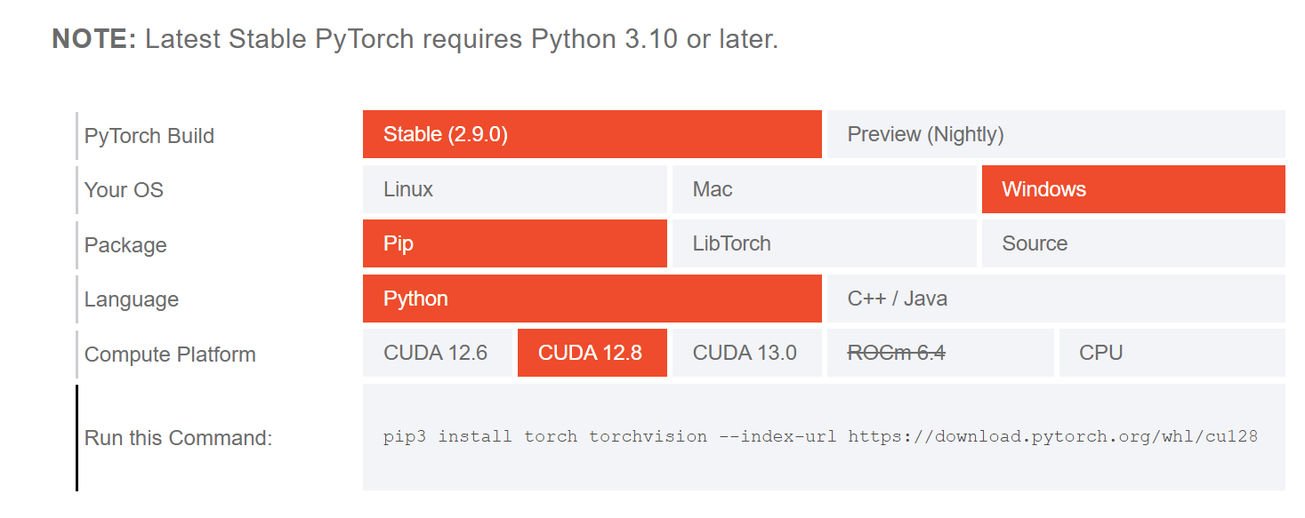 Transformer运行环境搭建：从PyTorch安装到python文件运行（CPU or GPU）_python transformer-CSDN博客