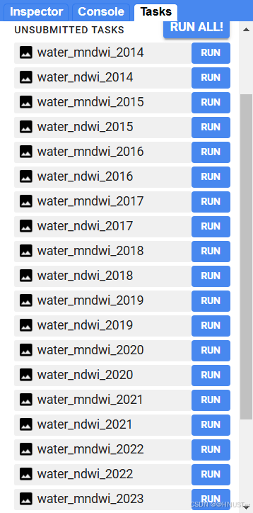 基于 GEE 使用 MNDWI 和 NDWI 水体指数提取逐年水体_基于gee使用mndwi和ndwi水体指数提取逐年水体-CSDN博客