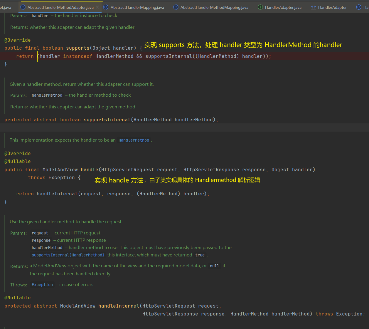 SpringMVC 工作原理二（处理器适配器 HandlerAdapter）_handleradapter内部实现-CSDN博客