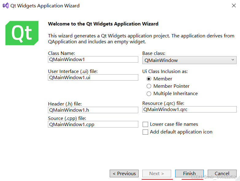 QMainWindow介绍、VS和Qt Creator界面创建、标准对话框的介绍_qmainwindow 创建界面-CSDN博客