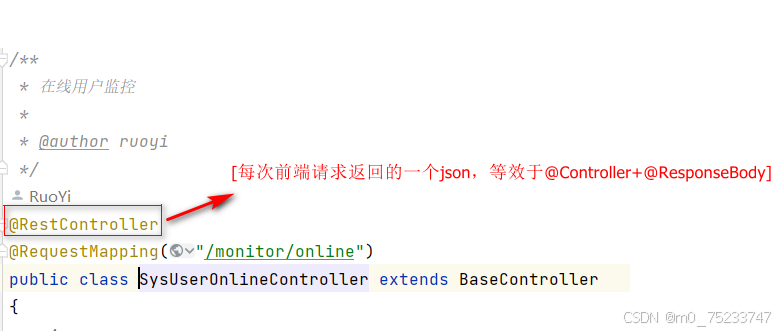 ruoyi 中Spring IOC、DI 、MVC_若依项目结构 mvc-CSDN博客
