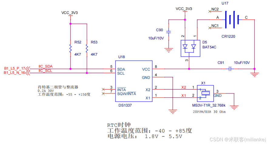 [米联客-安路-EG4D] FPGA基础篇连载-21读写I2C接口的RTC时钟芯片_ds1337-CSDN博客