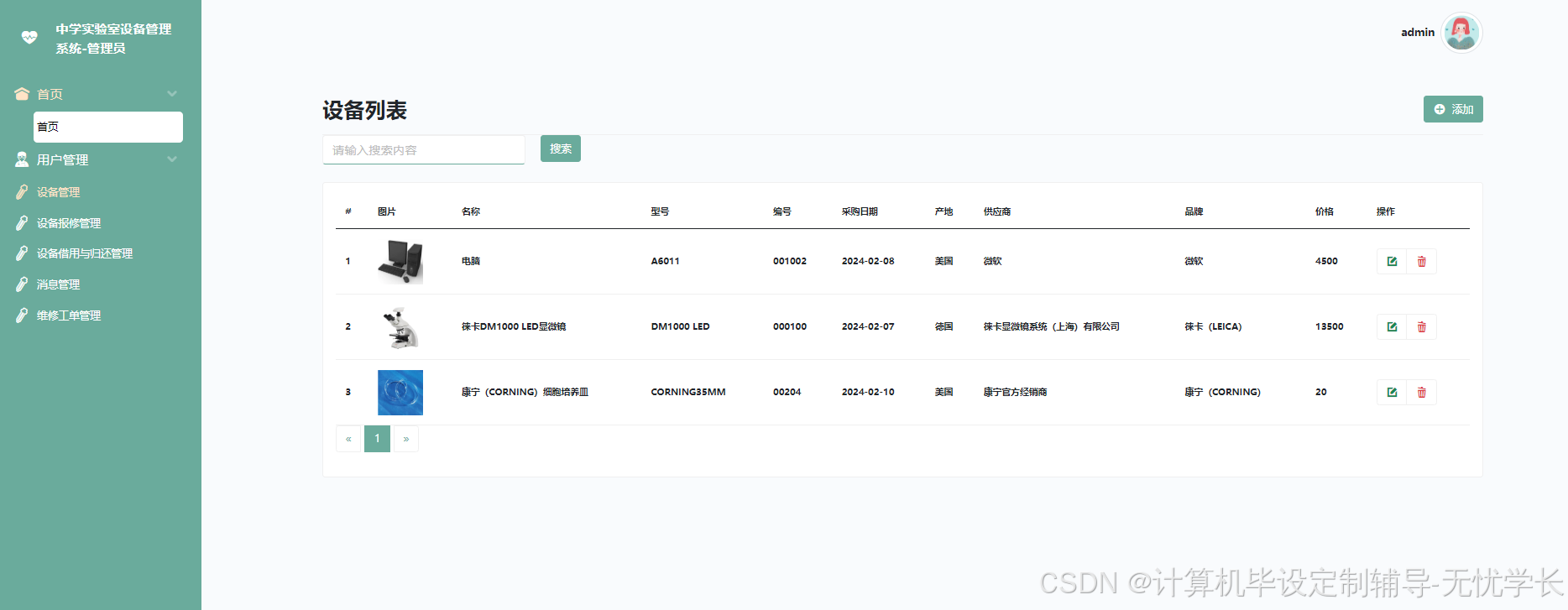 基于java的中学实验室设备管理系统的设计与实现中学实验设备系统设计与实现 Csdn博客