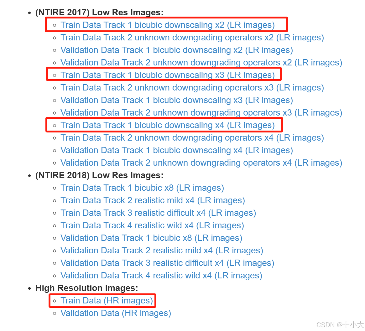 【图像超分】SR常用数据集的下载、处理、使用、说明、文件结构、参考文献引用（持续更新）_realsr数据集下载-CSDN博客