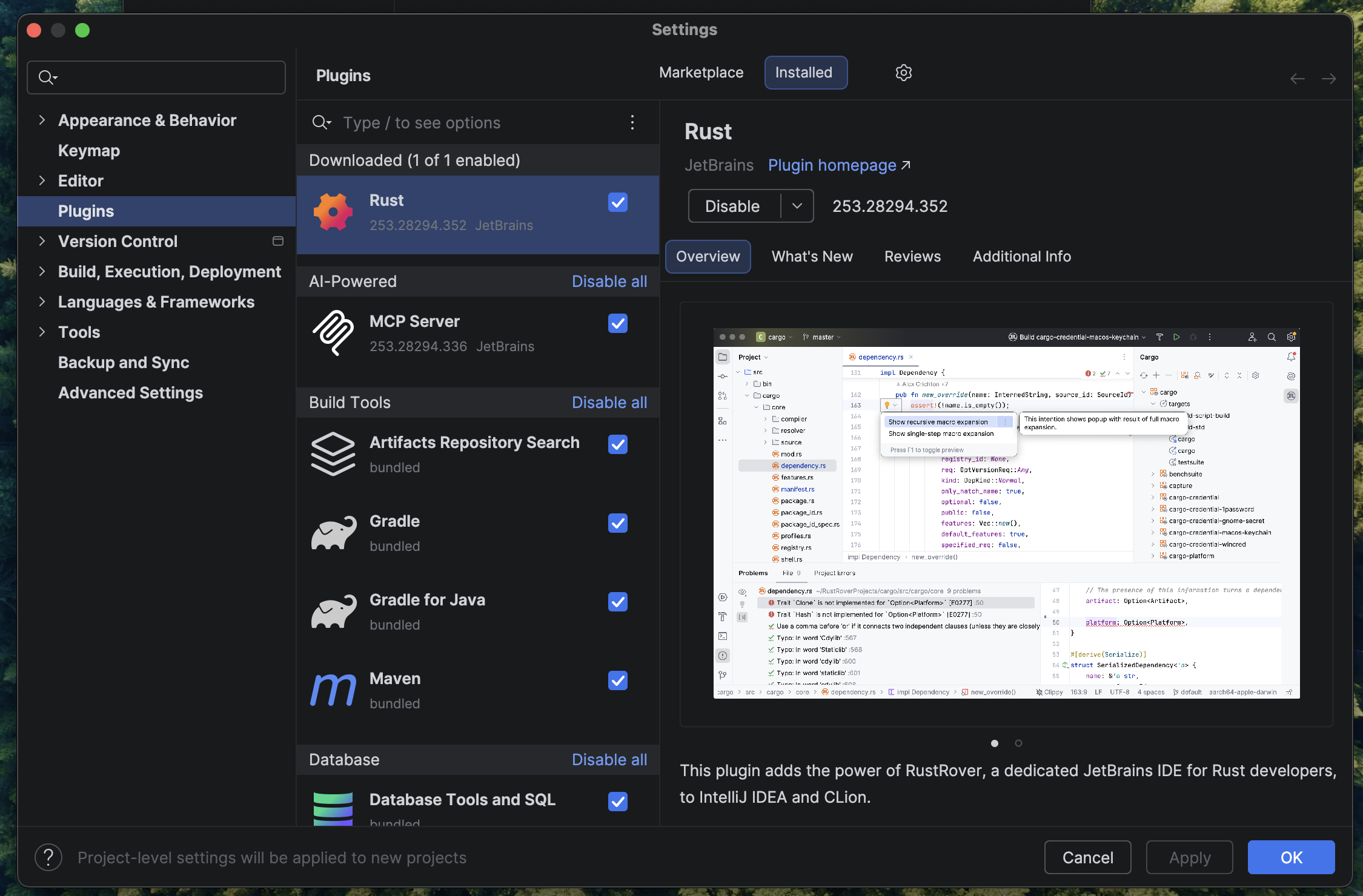 IDEA 安装 rust 插件即可写 rust 程序，无需 rustrover-CSDN博客