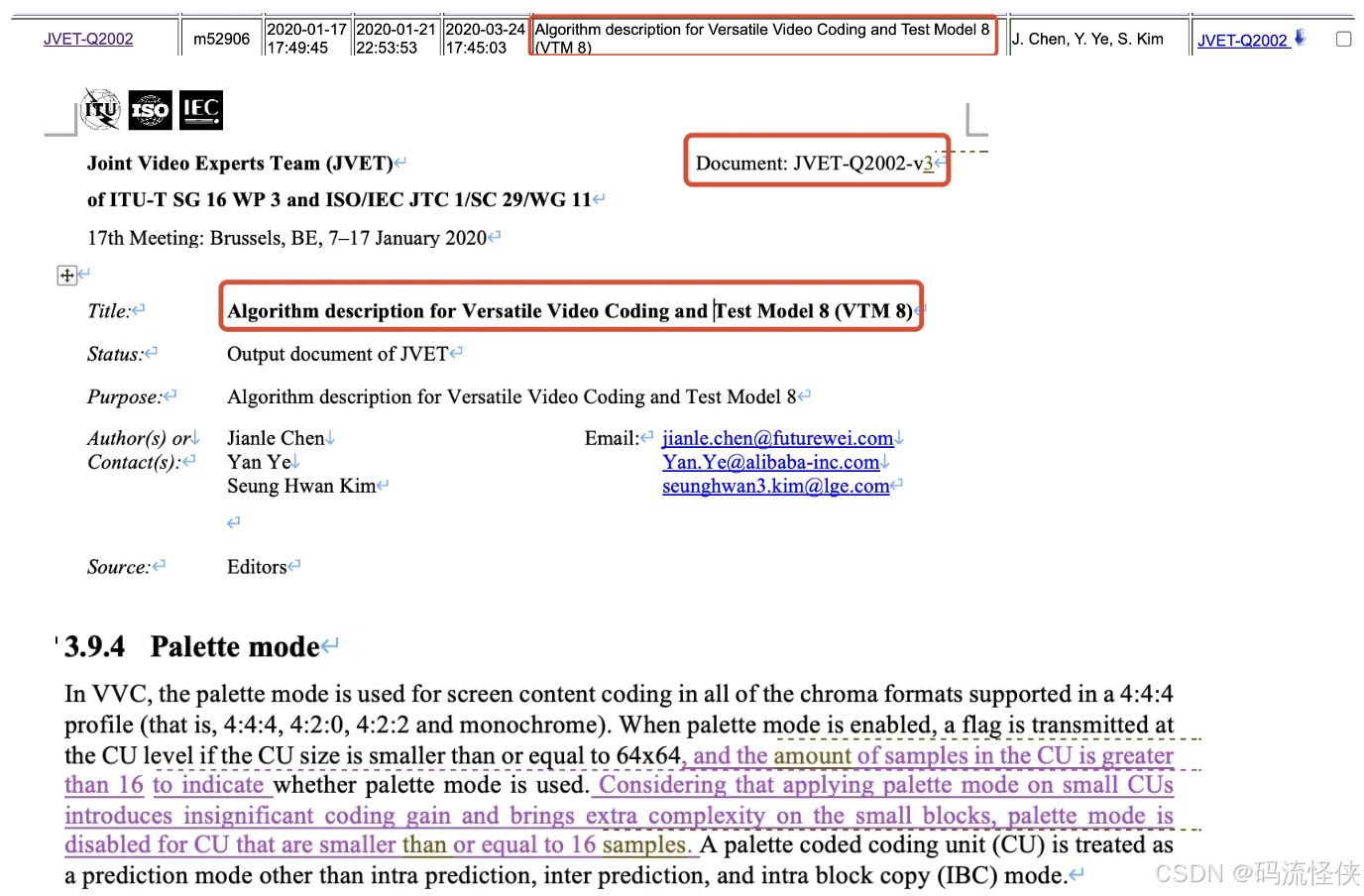 H266/VVC 桌面内容编码工具集中 Palette 技术_视频编码中的palette-CSDN博客